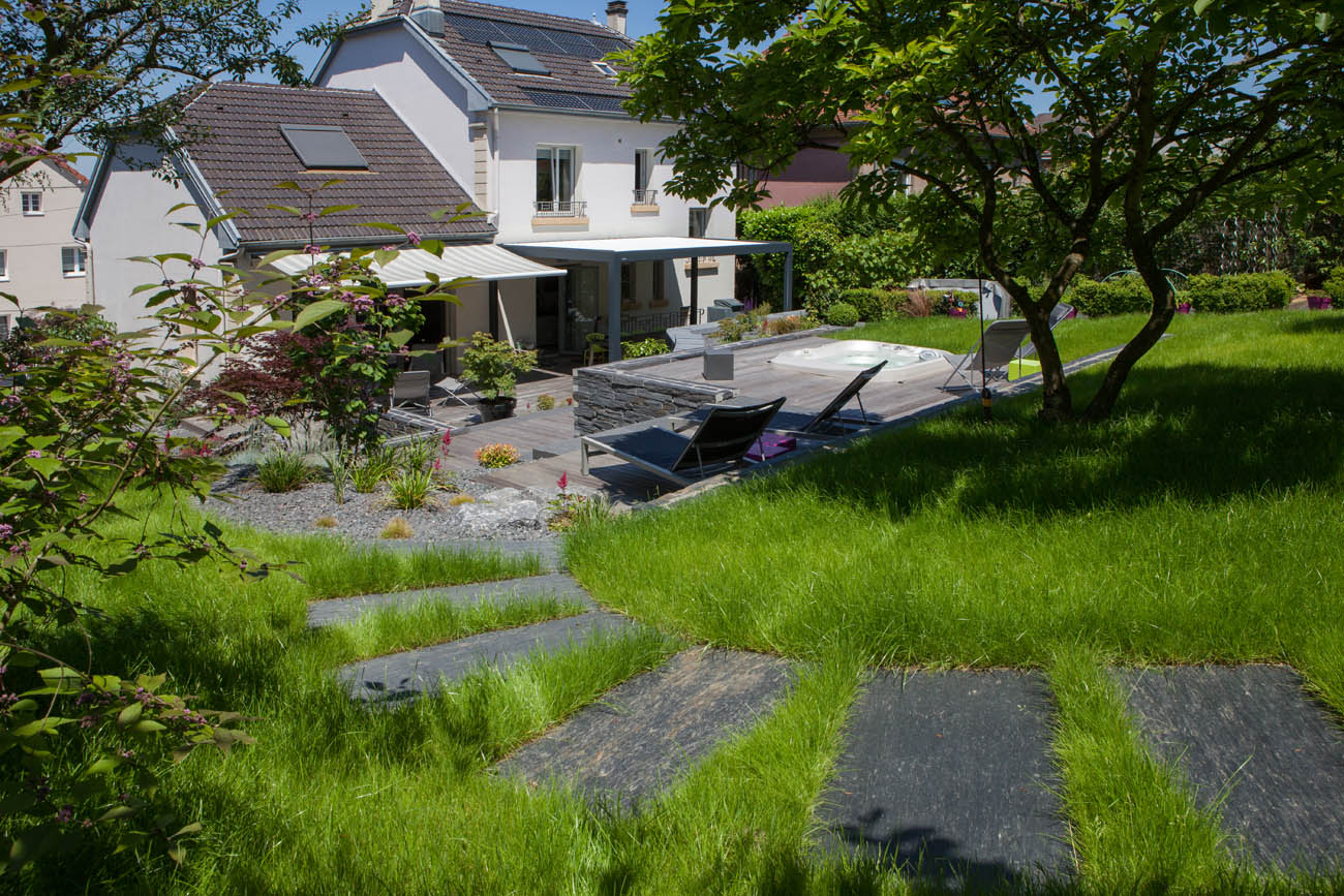 Engazonnement jardin - Grandeur Nature