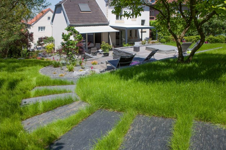 Pas chinois en pierres naturelles - Grandeur Nature